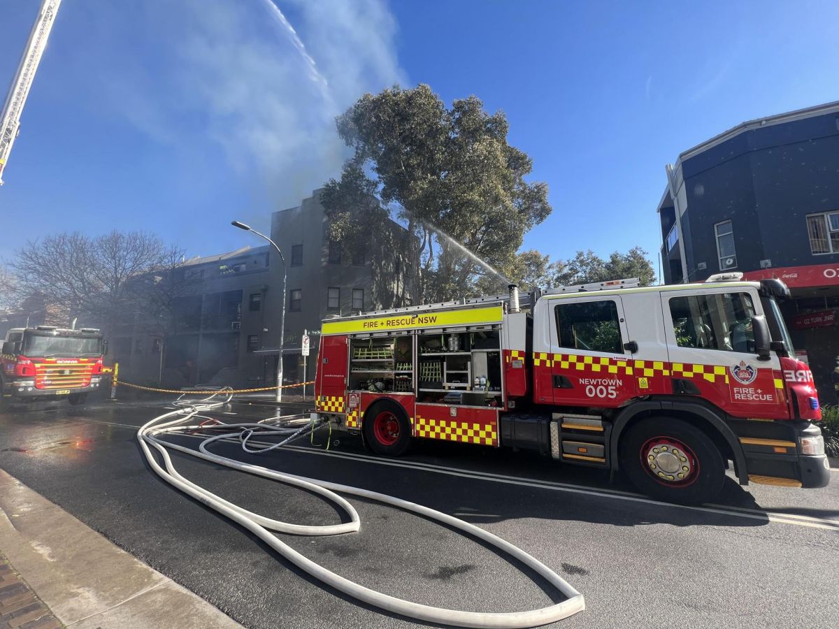 Fire and Rescue NSW crews battle major inner-city building fire - Fire ...